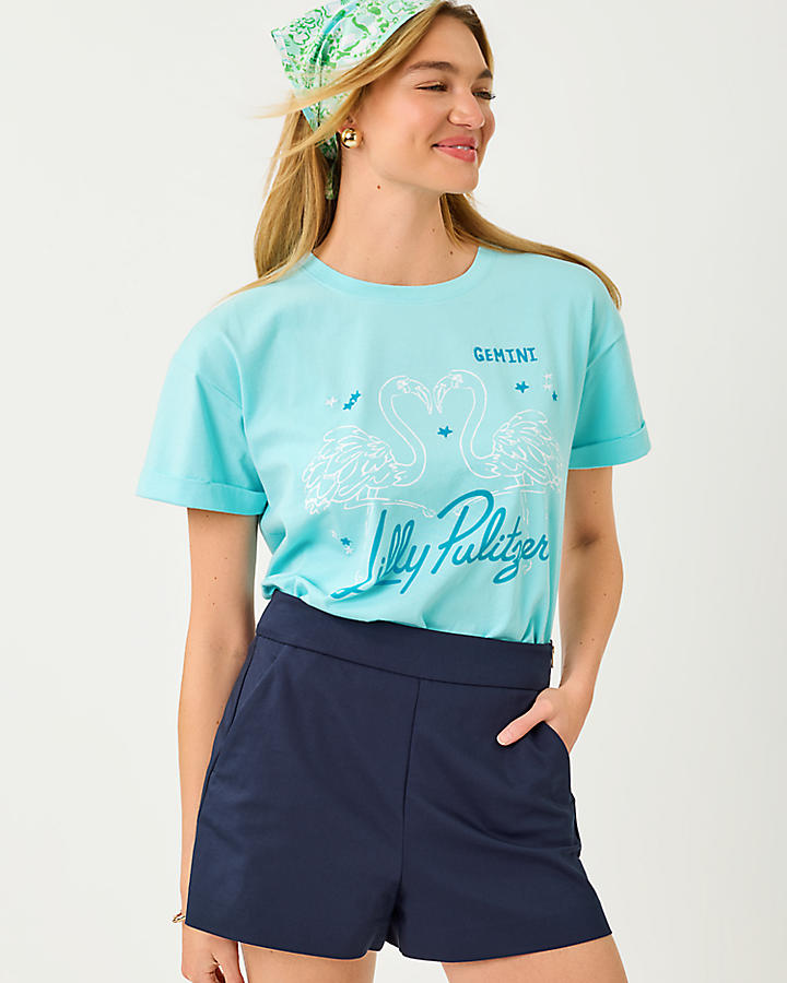 LILLY PULITZER® Stella Virgo Zodiac Knit Top